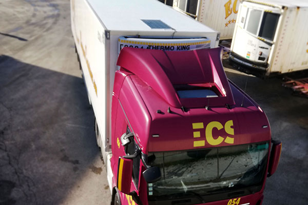 Solar panels saving 76.000 liters of fuel per year | ECS